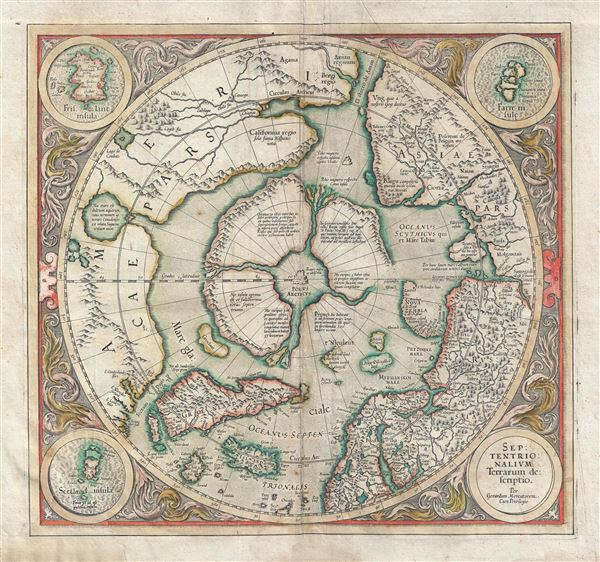 Septentrionalium Terrarum descriptio.: Geographicus Rare Antique Maps Septentrionalium Terrarum descriptio.: Geographicus Rare Antique Maps